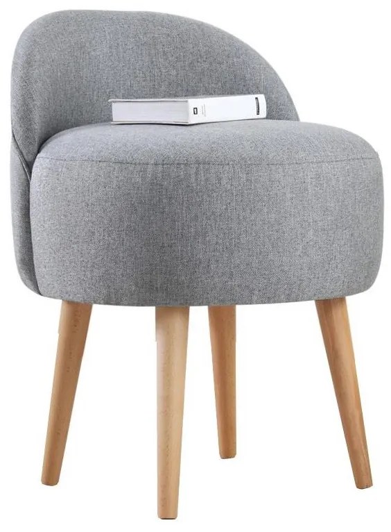 Asir Taburet NIKI pr. 46 cm šedá 209FLF1150