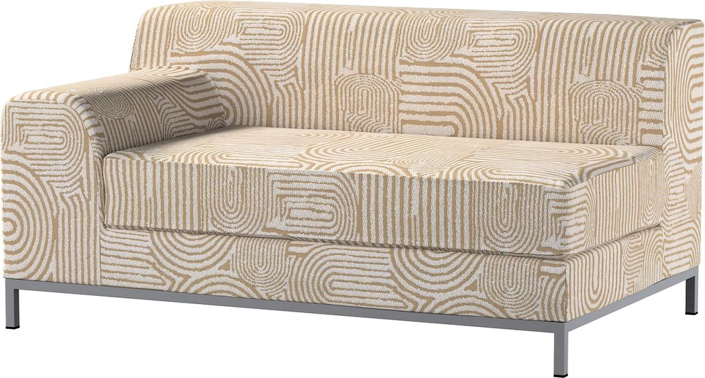 Potah na pohovku IKEA , levé provedení Kramfors 2-místná barva béžová látka pletený vzor, vzorované