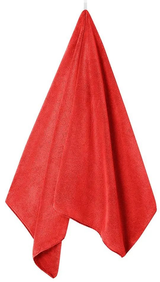 Spod Igły i Nitki Rychleschnoucí ručník 70x140 Active červené mikrovlákno 380g/m2