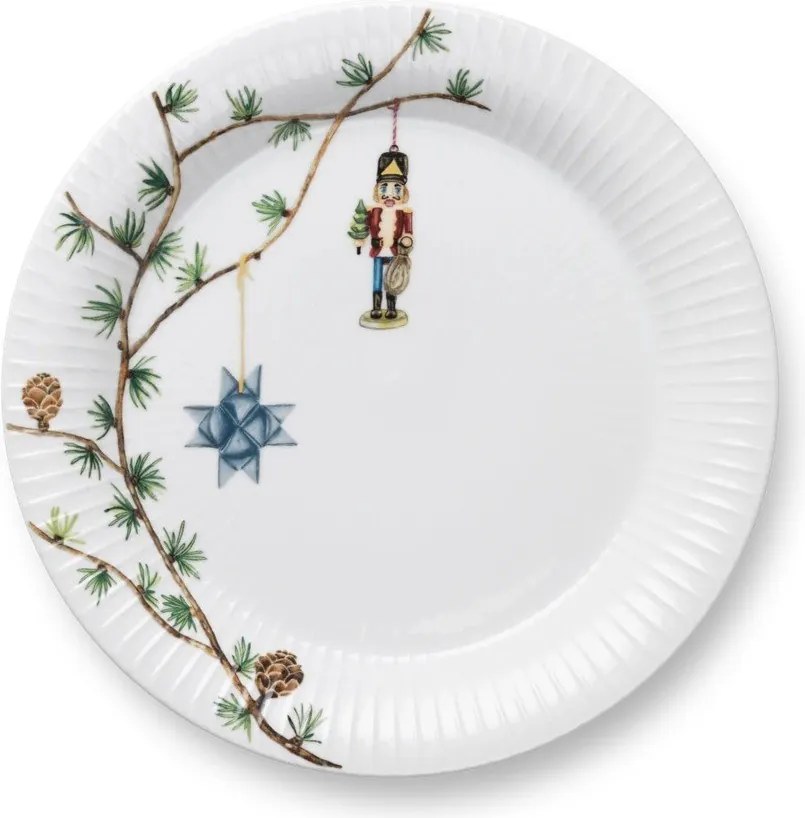 Bílý porcelánový talíř s vánočním motivem ø 27 cm Hammershøi Christmas – Kähler Design