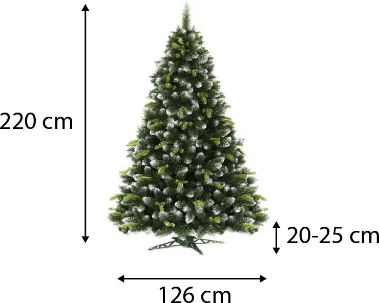 Foxigy Vánoční stromek Borovice 220cm Exclusive