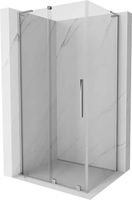 Mexen Velar L, sprchový kout s posuvnými dveřmi 110 x 85 cm, 8mm čiré sklo, chromová, 871-110-085-03-01