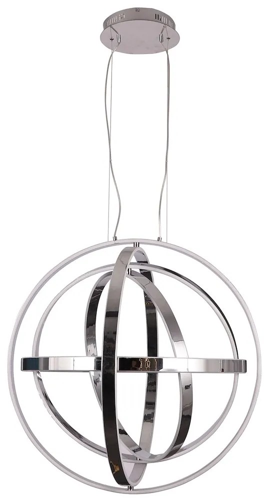 Závěsné LED svítidlo Copernicus, 5x LED 180w, 3000k, ch