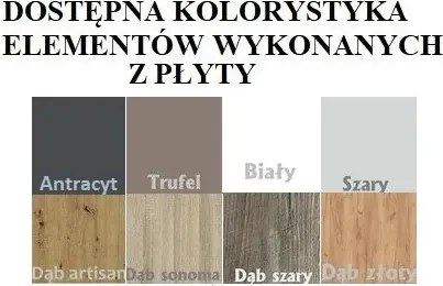 Postel dvojitá TIARRO 180x80 dub (87 x 80) cm – 2 zásuvky na lůžkoviny místo další komody