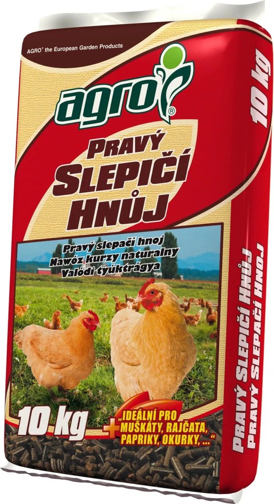 AGRO Pravý slepičí hnůj 10 kg