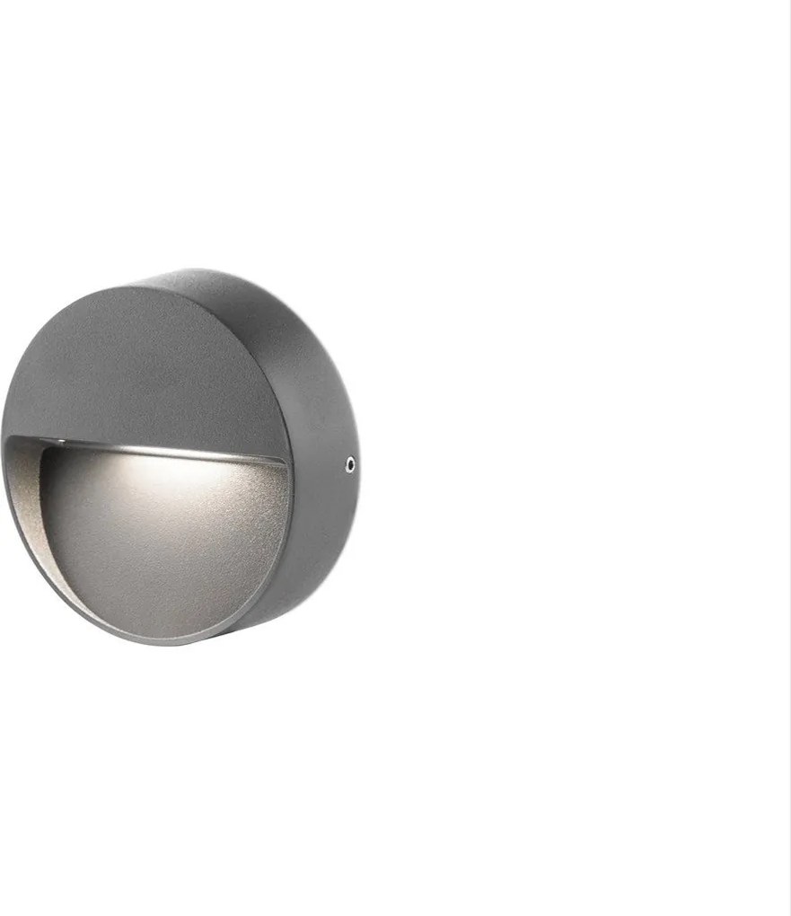 LED2 5130474 LED2 Venkovní nástěnné svítidlo STEP II ON R, A 3W 2200K / 2700K / 3000K / 4000K antracit - LED2 Lighting