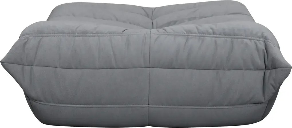 Taburet Nua 86 cm samet šedý