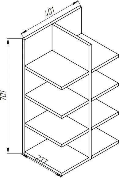 Casarredo - Komfort nábytek Obývací stěna, sestava ENBRUN dub kraft zlatý/bílá mat