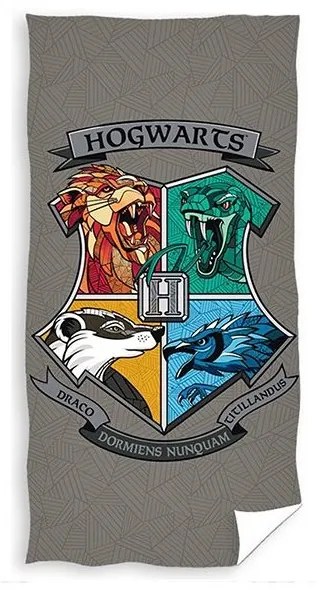 Carbotex Dětská osuška 70 × 140 cm ‒ Harry Potter Erb Lycea Hogwarts