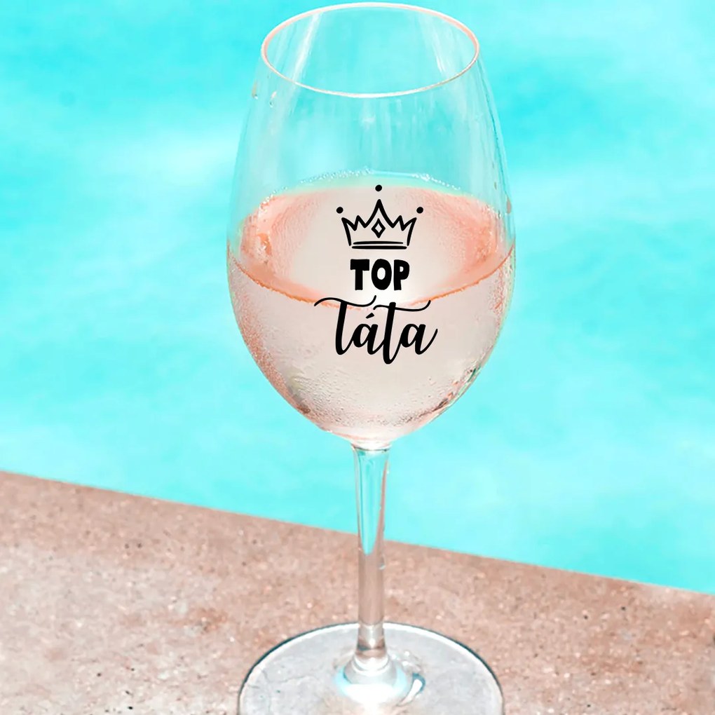 Ahome CZ Čirá sklenice na víno 450ml - TOP táta
