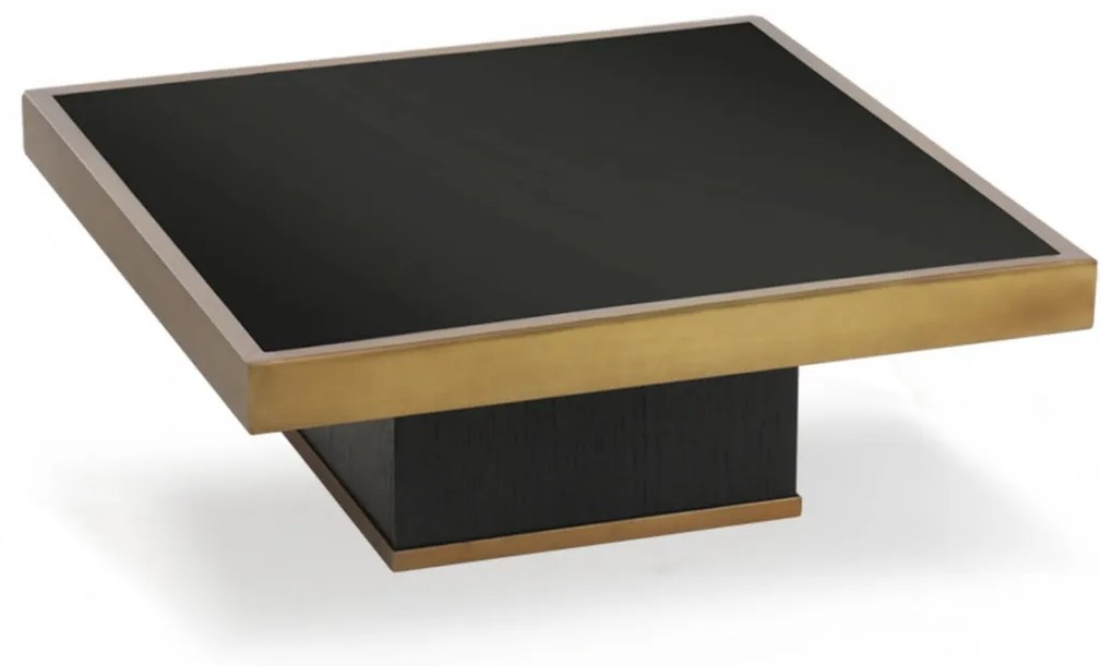 Ethnicraft designové konferenční stoly Trifecta Charcoal Coffee Table (výška 23 cm)
