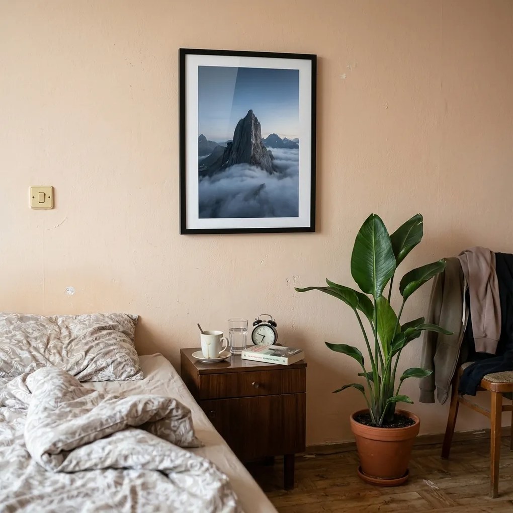Filip Hrebenda | Octopus Rám: Dubový, Velikost: 60 x 40 cm