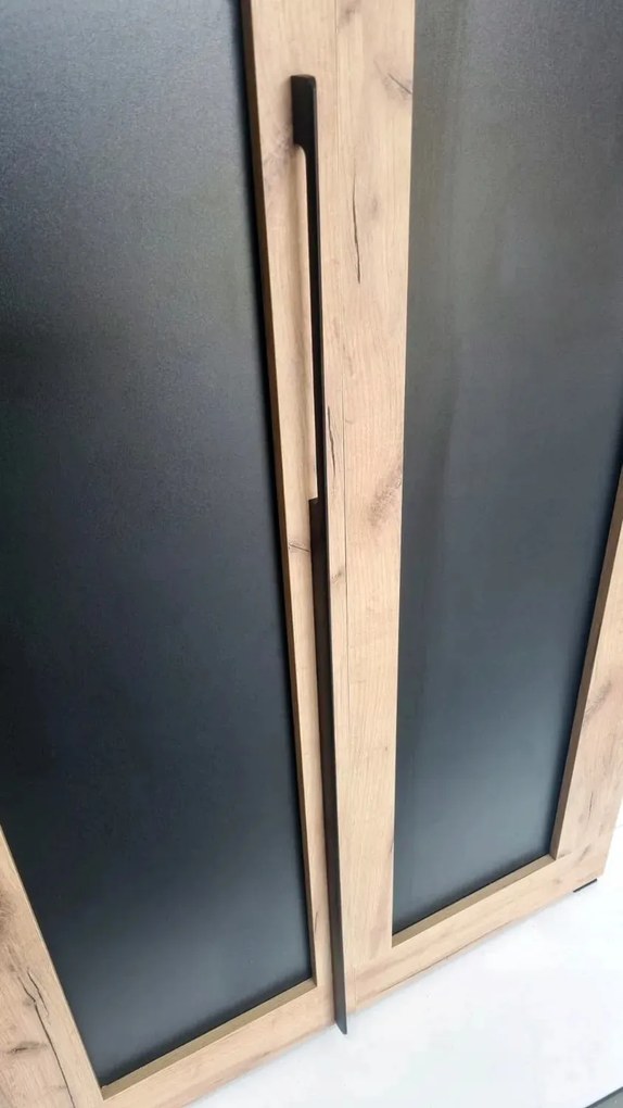 Skládací posuvné dveře QUDIO M1 bílý + Sonoma 90