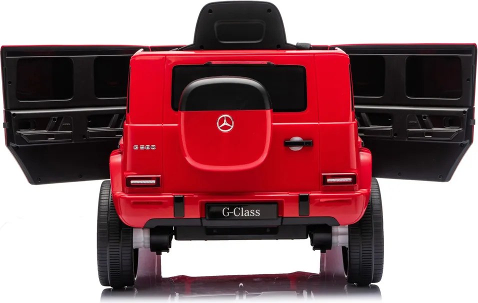 LEAN CARS Akumulátorové vozidlo Mercedes G 4x4 24 V 2580, červené
