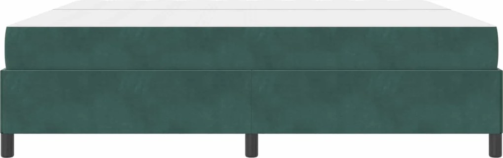Rám postele Tmavě zelená 200 x 200 cm textil 3399087