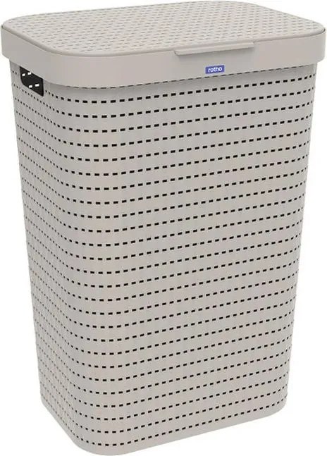 Koš na špinavé prádlo COUNTRY cappuccino, 55 l