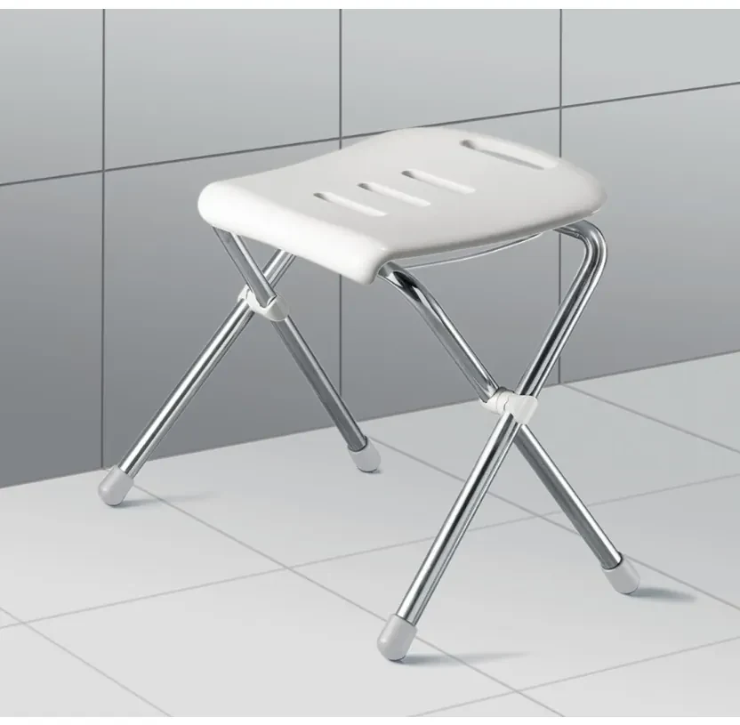 Spirella Skládací sedátko do sprchy SITZ, bílá, 47 cm | BIANO