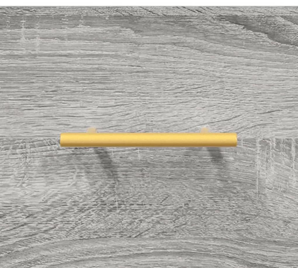 Skříň highboard šedá sonoma 69,5 x 34 x 180 cm kompozitní dřevo,  3196009
