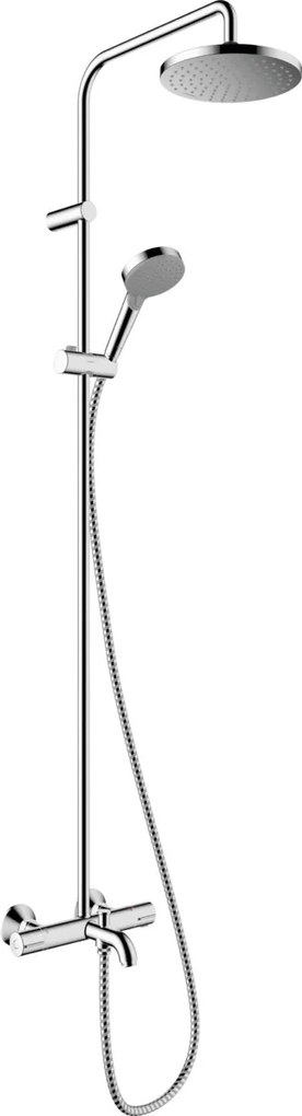 Hansgrohe Vernis Blend - Sprchový/vanový systém, termostatický, hlavová sprcha + ruční sprcha, chrom, HAN-26274000