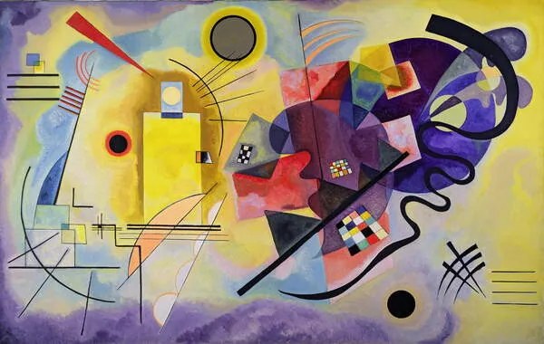 Kandinsky, Wassily - Obrazová reprodukce Yellow, Red, Blue, 1925, (40 x 24.6 cm)