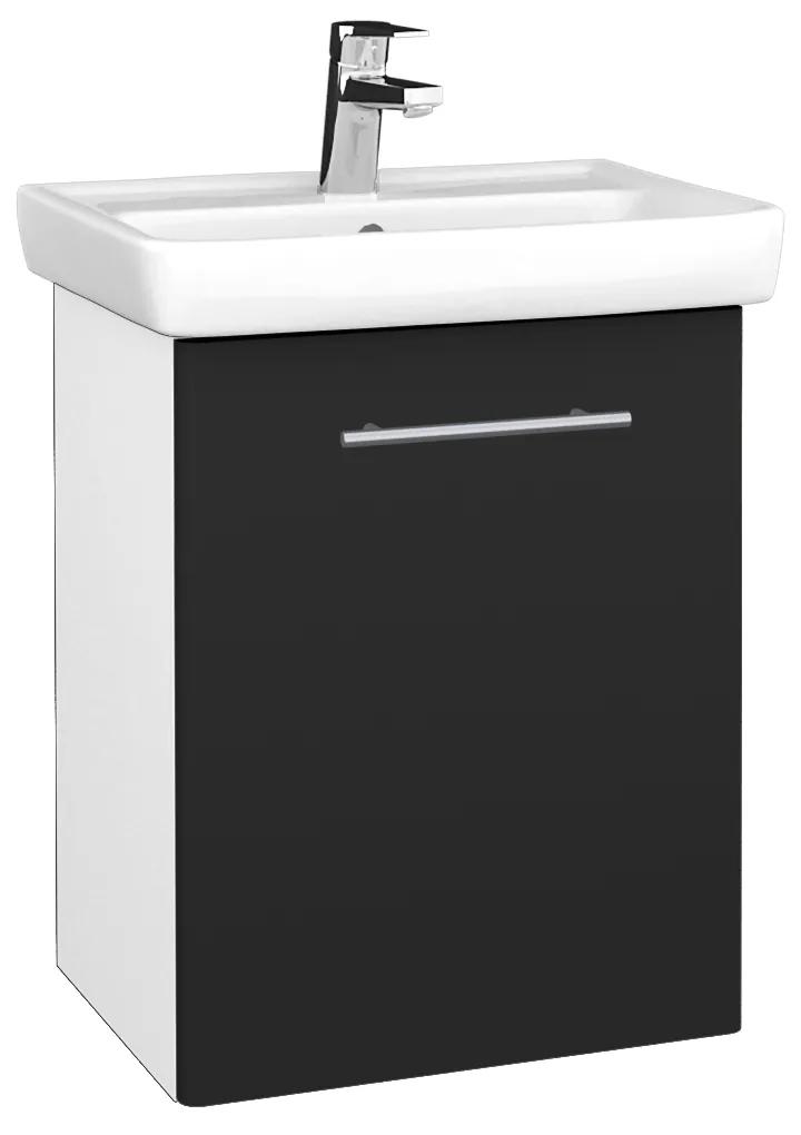 Dřevojas Koupelnová skříň DOOR SZD 50 Varianta: N01 Bílá lesk / Úchytka T02 / D10 Borovice Jackson / Levé