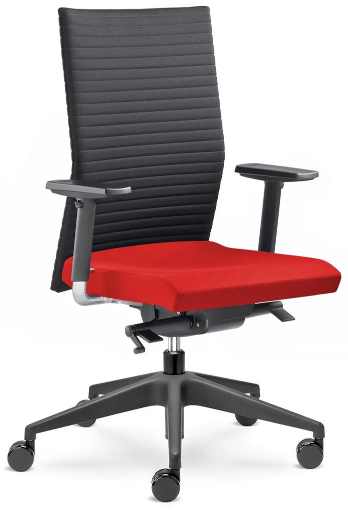 LD seating Element 430-SYS - Kancelářská židle  - černá/červená