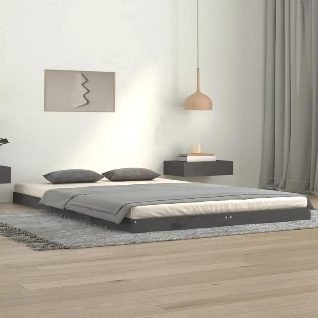 vidaXL Rám postele 120 x 200 cm masivní borovice [823450] Barva: Černá