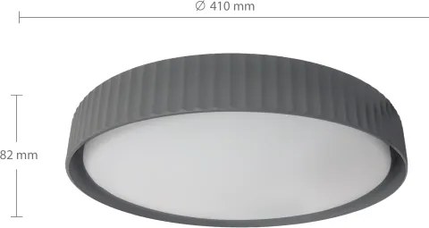 Brilagi - LED Stmívatelné stropní svítidlo LUCIA LED/48W/230V pr. 41 cm šedá+DO