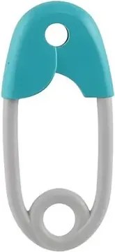 Chrastítko špendlík tyrkysovošedé 12 cm / Chrastítko / 0+