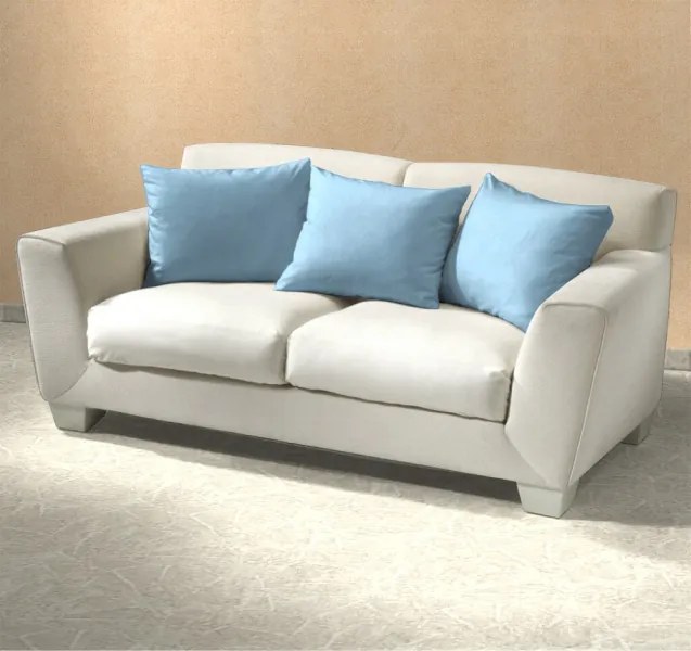 DADKA Povlak na polštář froté světle modrá 40x40 cm