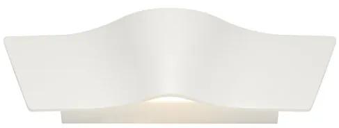 BIG WHITE 147821 Nástěnné svítidlo WAVE WALL, bílé, 2x4,5 W LED, 3000K