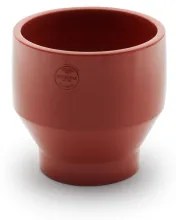 Venkovní květináč Edge Pot Burned Red L Skagerak