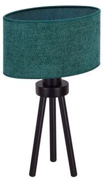Duolla - Stolní lampa OVAL 1xE27/15W/230V pr. 30 cm zelená