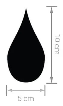 Nástěnné samolepky KAPKY do dětského pokoje Zvolte barvu: Mátová