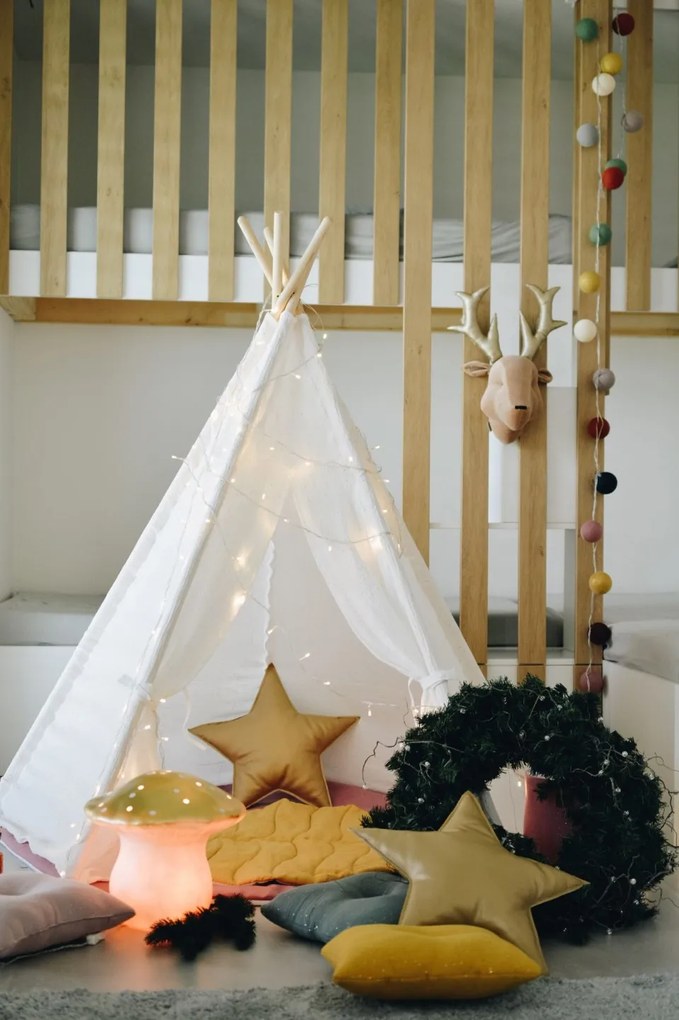 Vigvam design Teepee Vesper White - Čtvercové bez podlážky