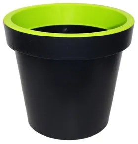 Kvalitní plastový květináč SEGA střední zelený 30x27 cm