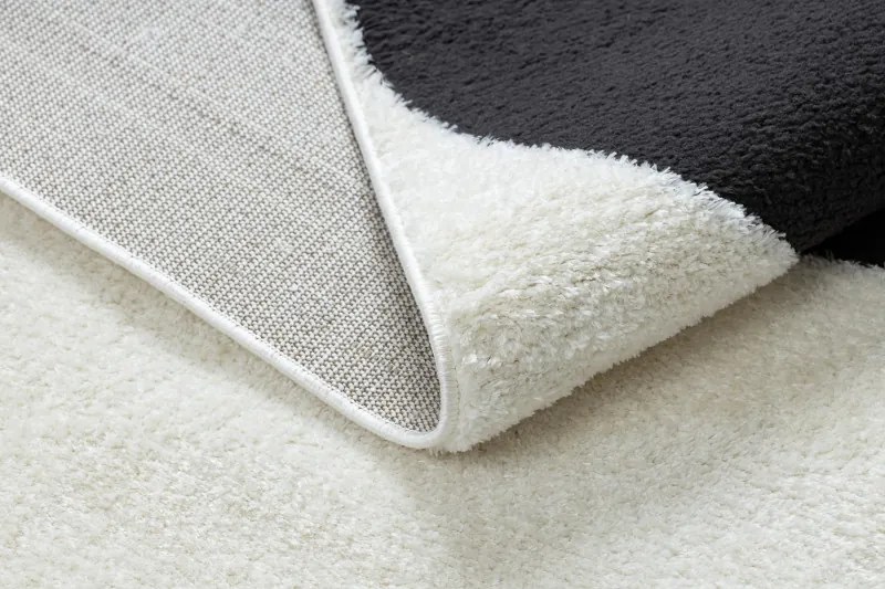 Dywany Łuszczów, Kusový koberec Mode 8531 abstract cream/black, 140x190, bílá, černobílá, kancelář