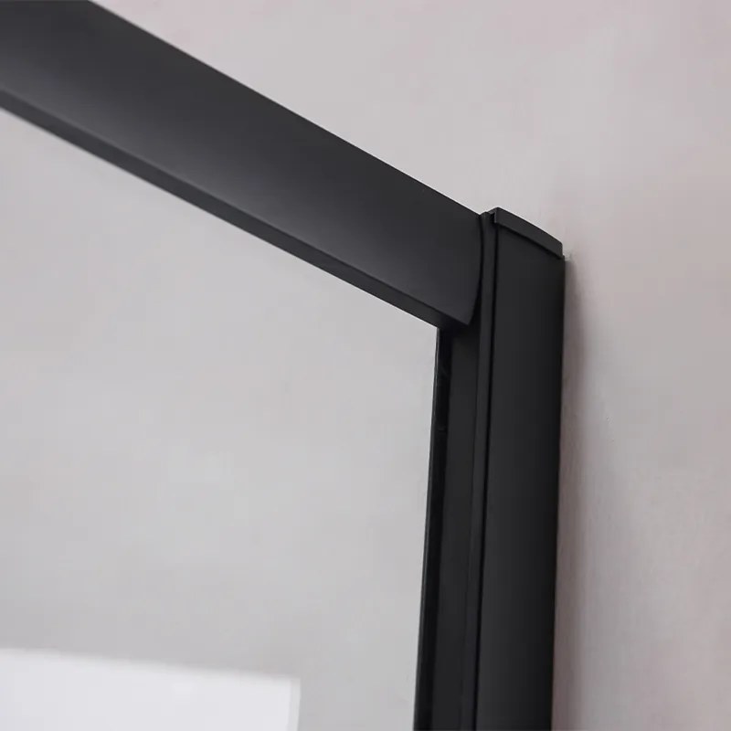 BPS-koupelny Čtvercový sprchový kout BL32B 90x90 černá/transparent + vanička SXL02B BL černá