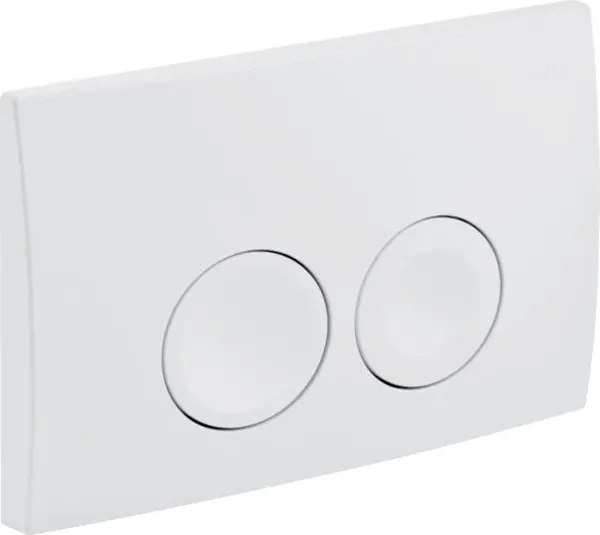 Geberit Delta25, ovládací tlačítko splachování, alpská bílá, 115.125.11.5