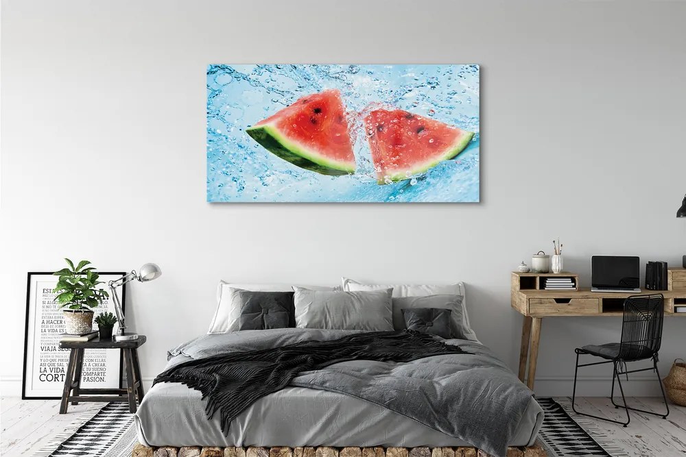 akrylový obraz meloun voda 140x70 cm