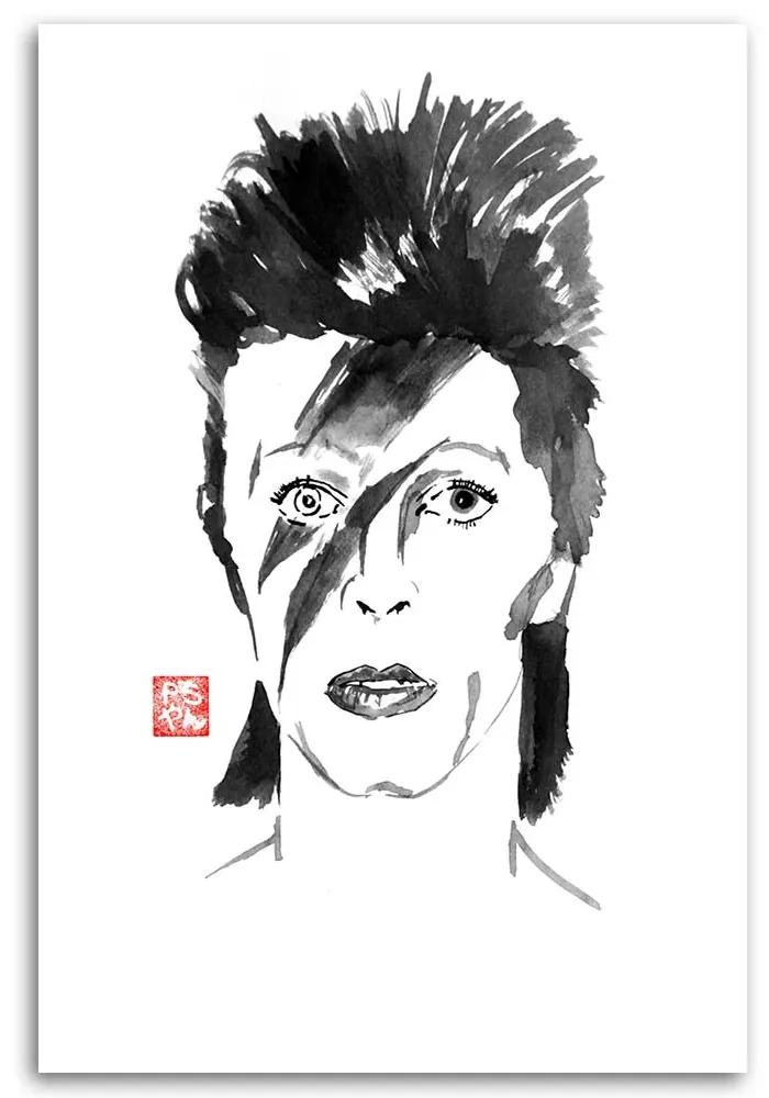 Gario Obraz na plátně Portrét Davida Bowieho - Péchane Rozměry: 40 x 60 cm