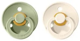 Bibs Dudlíky kaučuk 2 ks 6-18 měsíců Colour Coral/ruby 2