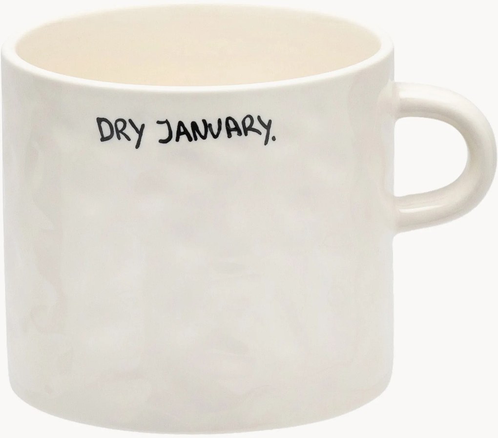 Ručně malovaný hrnek Dry January