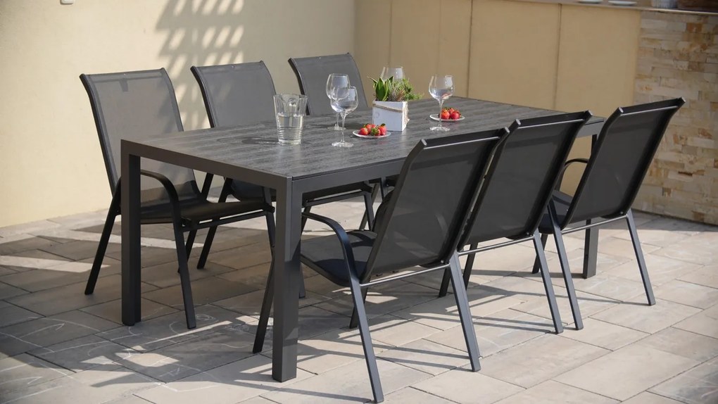 Nábytek Texim Zahradní jídelní set VIKING XL 190cm + 6x židle RAMADA