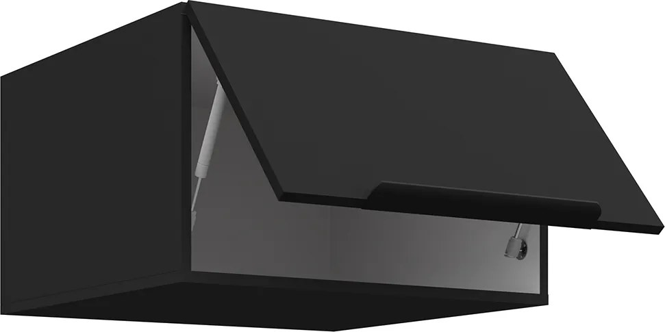 ARIA cc | horní skříňka 60 NAGU-36 1F výklopná | 60 cm | HLUBOKÁ | ANTI FINGERPRINT povrch | černá