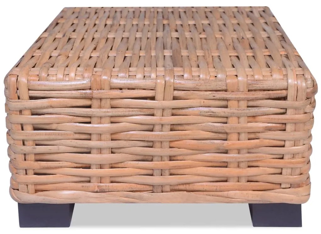 vidaXL Konferenční stolek, přírodní ratan, 45x45x30 cm