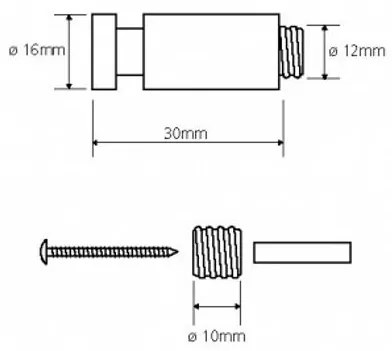 Bemeta Neo Věšáček rovný 3 cm 104506095