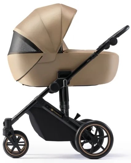KINDERKRAFT SELECT - Kombinovaný kočárek 3v1 PRIME 2 Premium Sandrose beige
