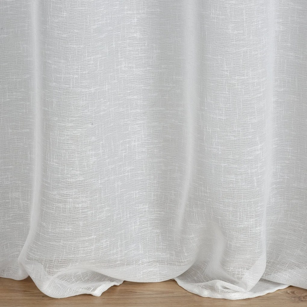 ZÁCLONA NA KROUŽCÍCH LEXY 300 CM X 250 CM CM BÍLÁ