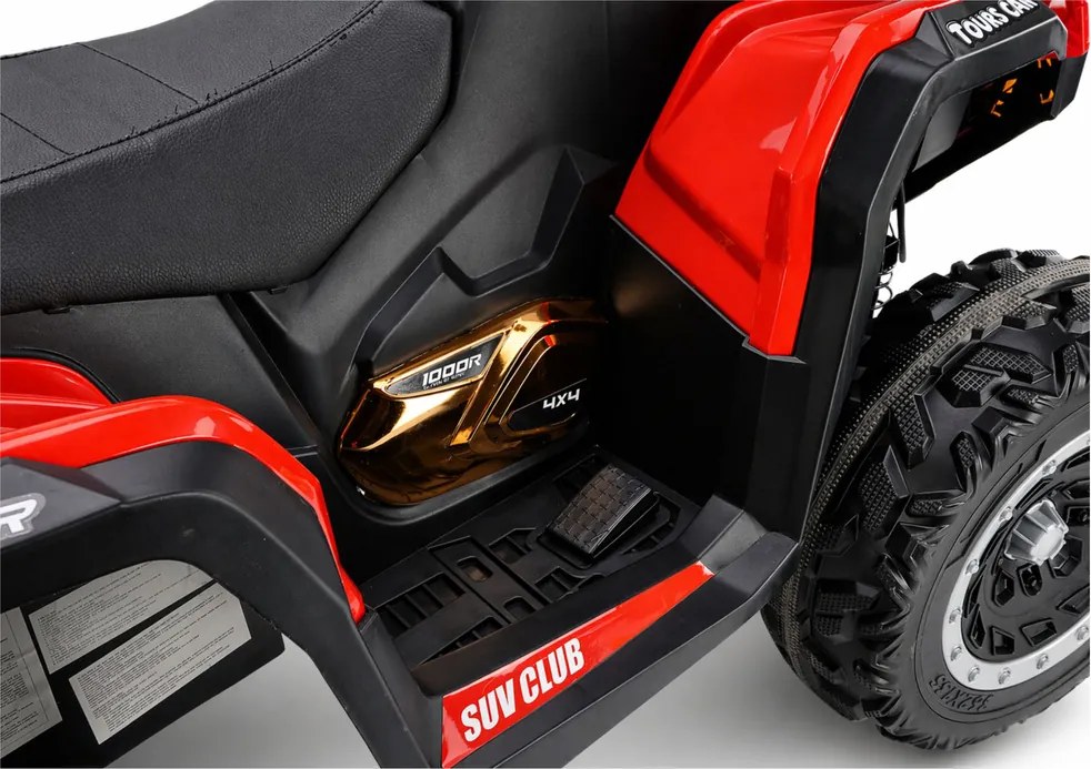 LEAN CARS Čtyřkolka na akumulátor XW-08 4x4 45 W červená